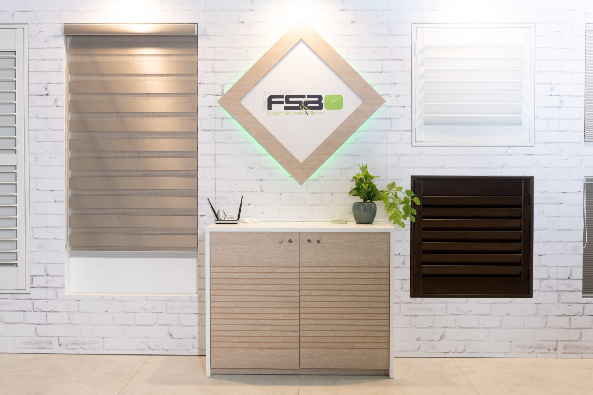 Discover Window Fashion in Fusion Shutters and Blind’s Showroom